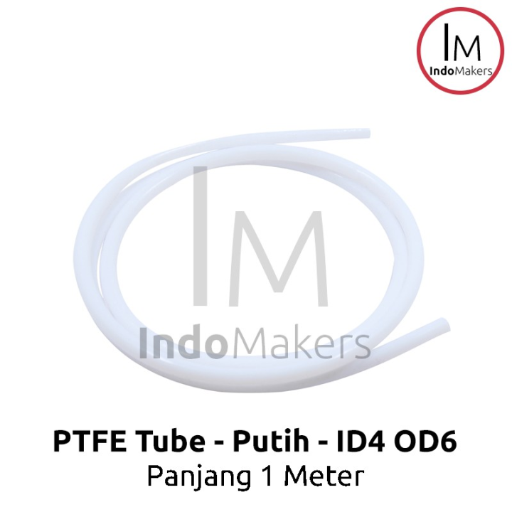 PTFE Tube / Selang Teflon Putih 4x6mm Panjang 1 Meter | Lazada Indonesia