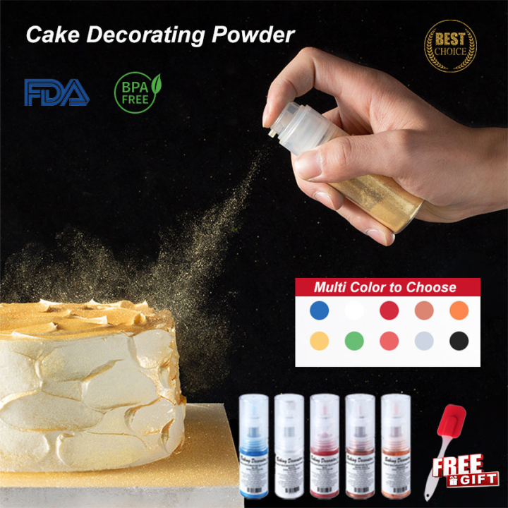 [Free Gift] 50g Spray Edible Gold Powder Cake Fondant Macaron Chocolate ...