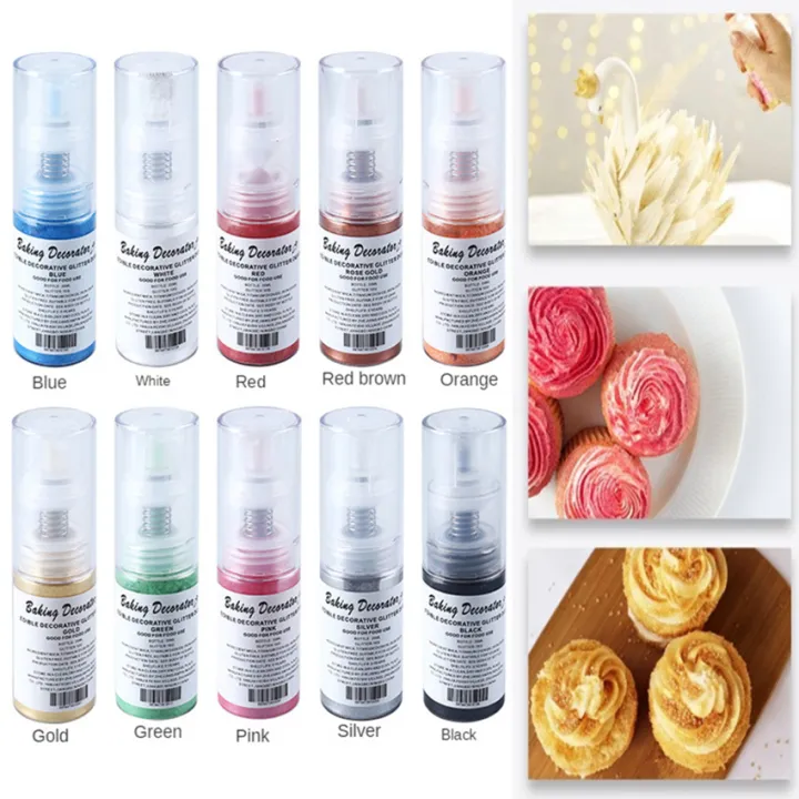 【Ready Stock+100% Original】50g Spray Edible Gold Powder Cake Fondant ...
