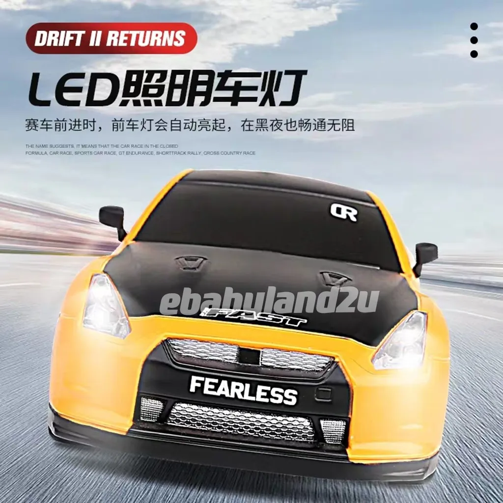 High-Speed RC Drift Car Model 1:24 Scale Remote Control Drift Racing ...