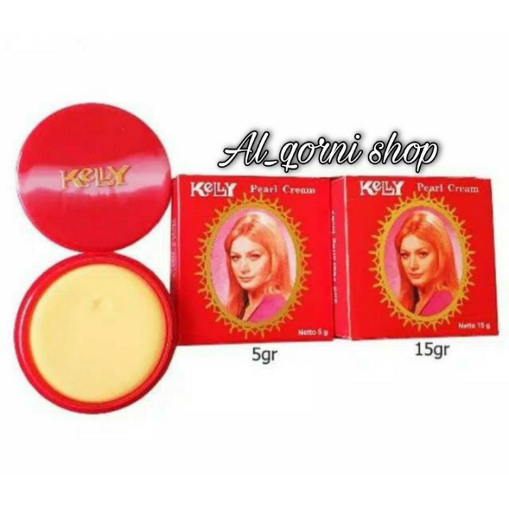 Kelly Pearl Cream 15gr (Kemasan Besar) / 5gr (Kemasan Kecil) Krim Alas ...
