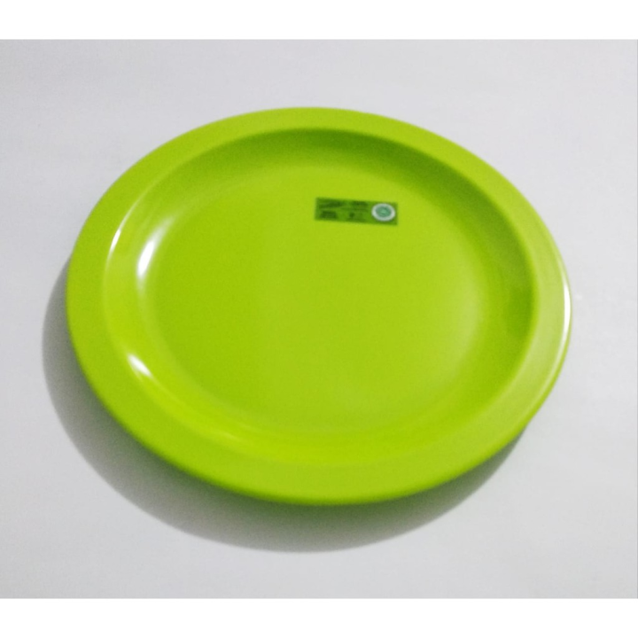PIRING NASI GORENG P0902 Piring MELAMIN Bulat ceper 9 inch Hijau ...