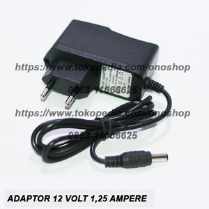 Adaptor 12 Volt 1,25 Ampere | Lazada Indonesia