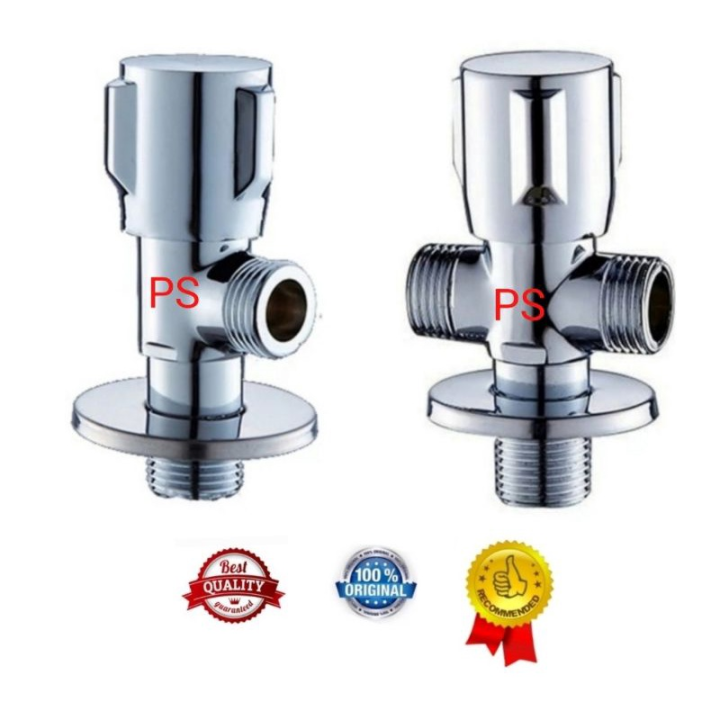 Stop Kran Tee Double Kuningan 1/2 / Stop Kran Cabang Dobel T 2 Lubang ...