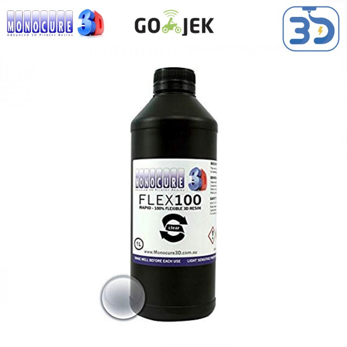 Original Monocure Flexible FLEX 100 Resin for DLP SLA 3D Printer - RAPID | Lazada Indonesia