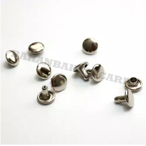 paku rivet ripet centang keling bolak balik mata itik pita lanyard 8mm ...