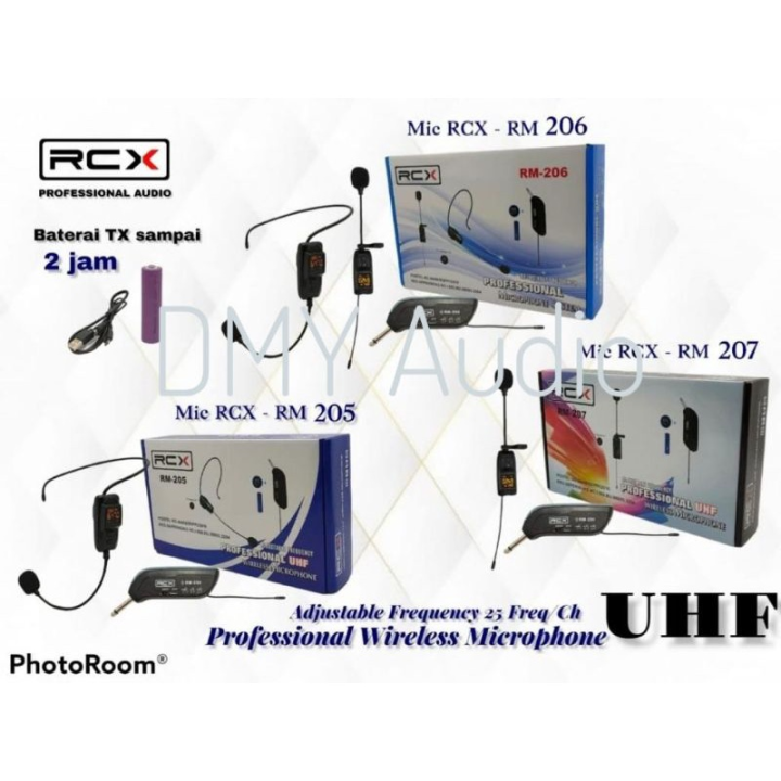 Microphone Wireless Headset UHF RCX RM-205 | Lazada Indonesia