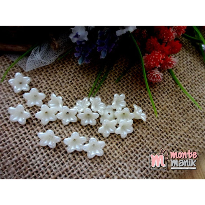 20 Biji Bunga Akrilik Mutiara Lily (AKR-08) | Lazada Indonesia