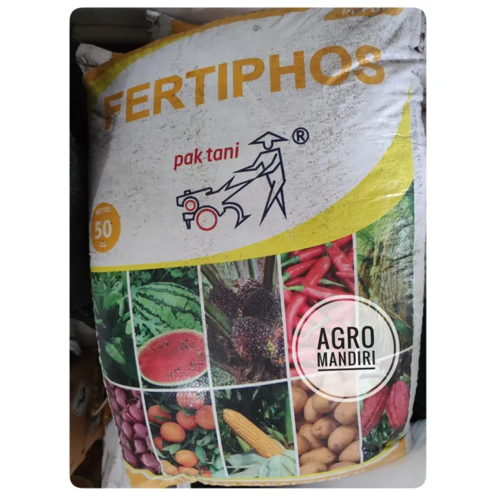 Pupuk TSP / SP Fertiphos Cap Pak Tani 50 kg Perbaiki Hara Tanah ...