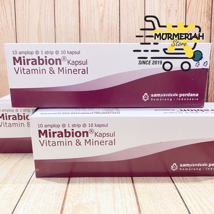 Mirabion Vitamin dan Mineral box 100 kapsul | Lazada Indonesia