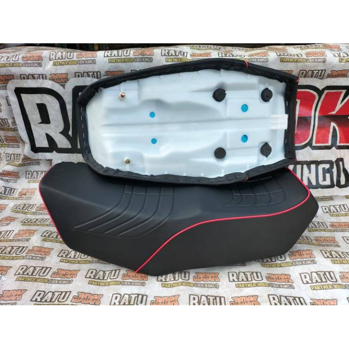 JOK RX KING LIS MERAH-jok rx king siku lis merah-jok rx king tebal lis ...