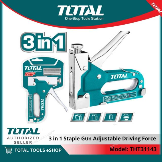 3 In 1 Staple Gun Adjustable Driving Force THT31143 | Lazada