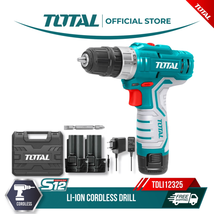 Total Li-Ion S12 Cordless Drill TDLI12325 | Lazada