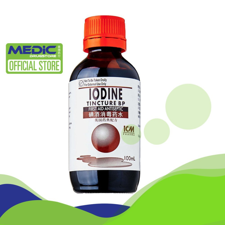 [Bundle of 4] ICM Pharma Iodine Tincture Bp 100Ml - By Medic Drugstore ...
