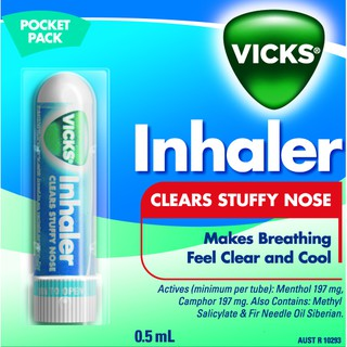 Vicks Inhaler Original for Stuffy Nose (0.5ml) | Lazada Singapore