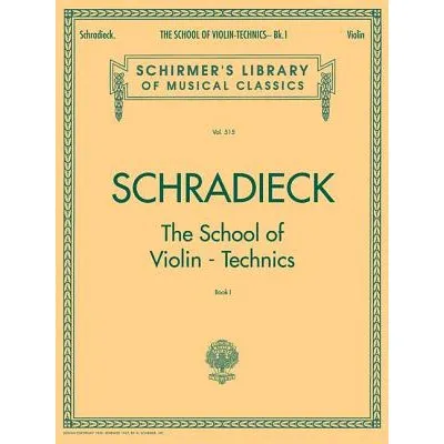 Schradieck School of Violin Technics - Book 1 | Lazada Singapore
