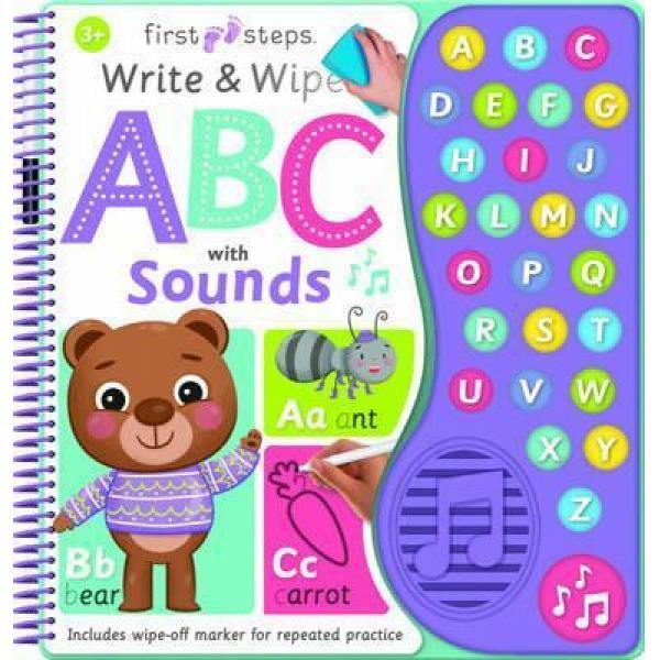 First Steps Write and Wipe ABC with Sounds - 9781488904752 - Buku Ori ...