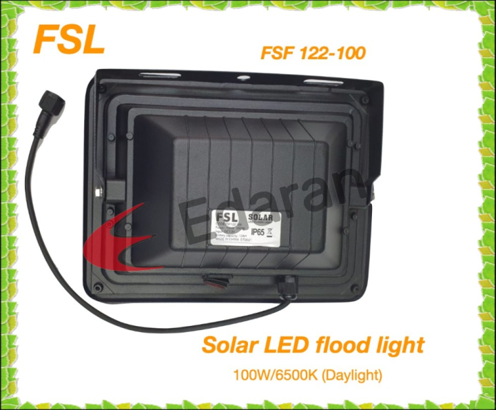 FSL FSF122 100W SOLAR LED FLOOD LIGHT - 6500K | Lazada