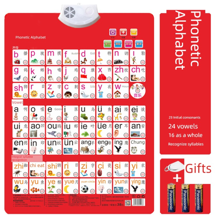 Pinyin with Sound Wall Sticker Poster Painting Elementary School ...