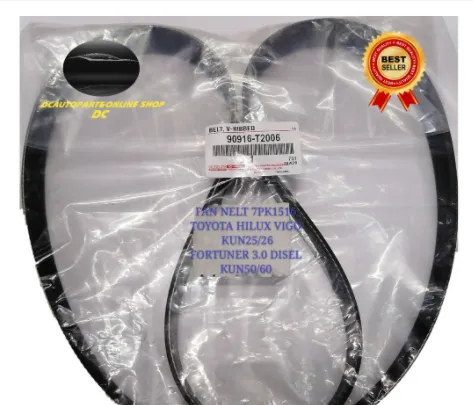 ORIGINAL FAN BELT TOYOTA HILUX VIGO KUN25/26 FORTUNER 3.0 D’ KUN50/60 ...