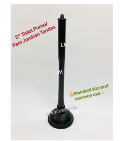 5” TOILET PUMP/ TOILET PLUNGER/TOILET RUBBER SUCTION VACCUM PUMP/PAM ...