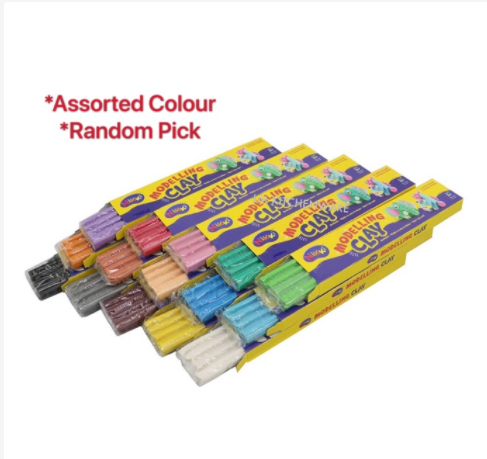 NIKKI MODELLING CLAY/ PLAY DOH/NON-DRYING PLASTICINE/ TANAH LIAT ...