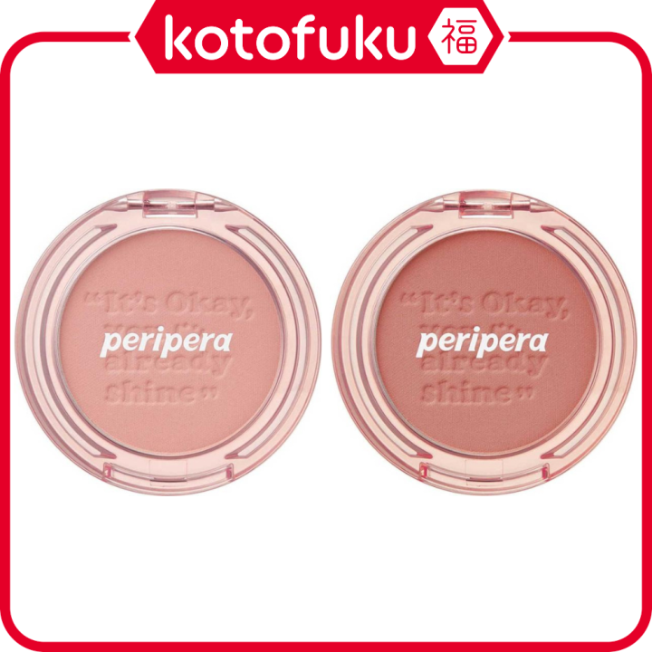 PERIPERA Blushed Sunshine Cheek (01 Calm Pink / 05 Dusky Rose) 34g | Lazada