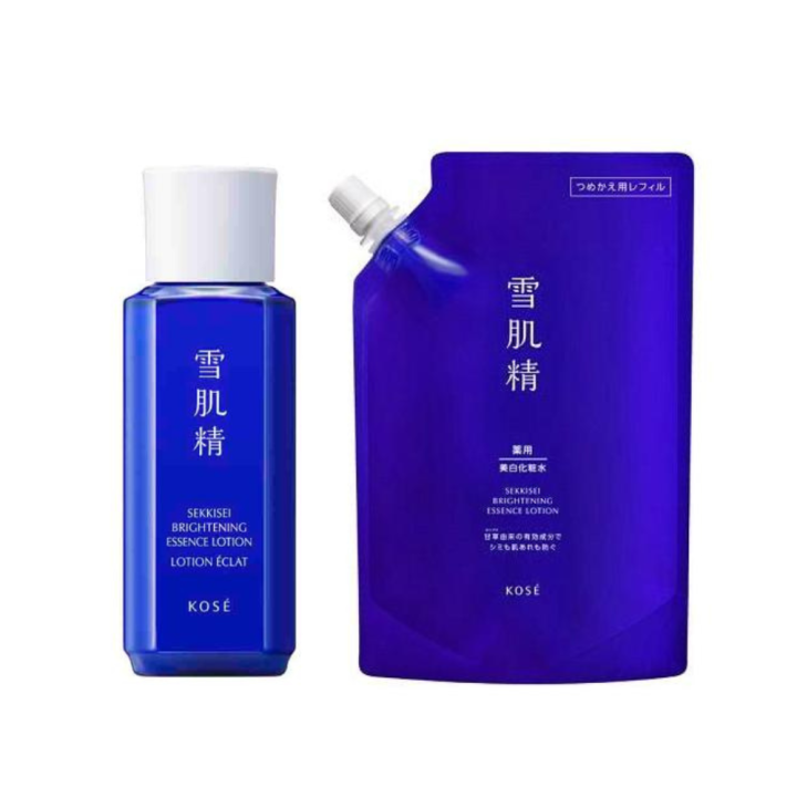 KOSE Medicinal Sekkisei Brightening Essence Lotion (30ml / Refill 310ml ...