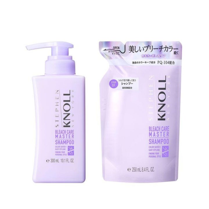 Kose STEPHEN KNOLL Bleach Care Master Shampoo 300ml / Refill 250ml | Lazada
