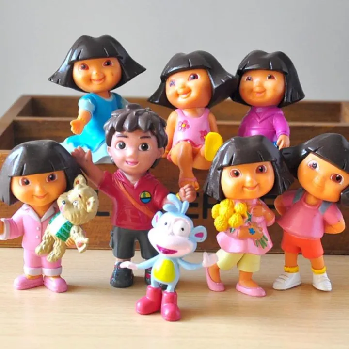 Dora the Explorer Cake Toppers / Figurines (8 Pcs A Set) | Lazada Singapore