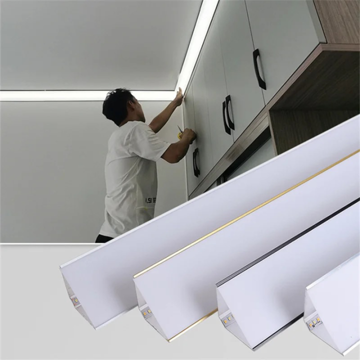 Bright Cabin Aluminum Profile Ceiling Corner Led Holder Linear Bar ...