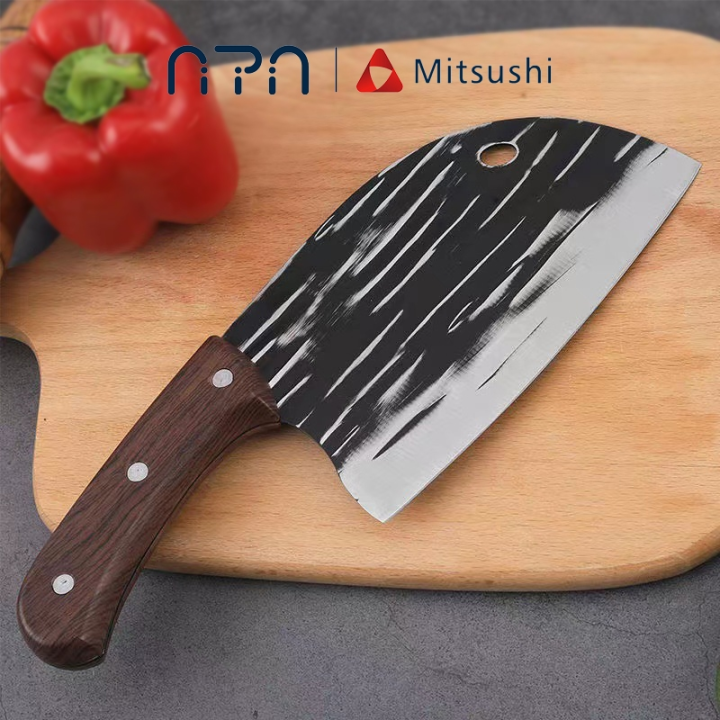 Nipiin Japanese Knife Kitchen Knife Traditional Handmade Chef's Chopper ...
