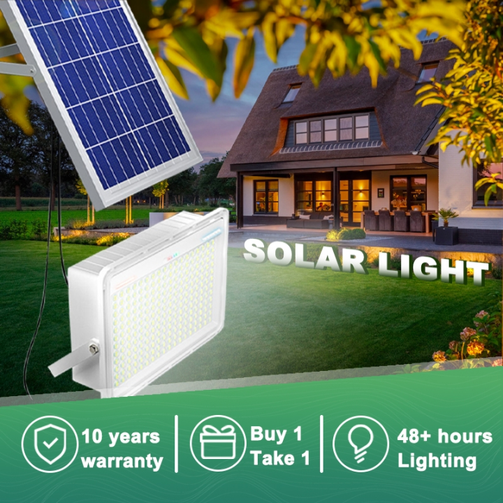 Solar Light Outdoor Waterproof Solar Led Light With Solar Panel Flood ...