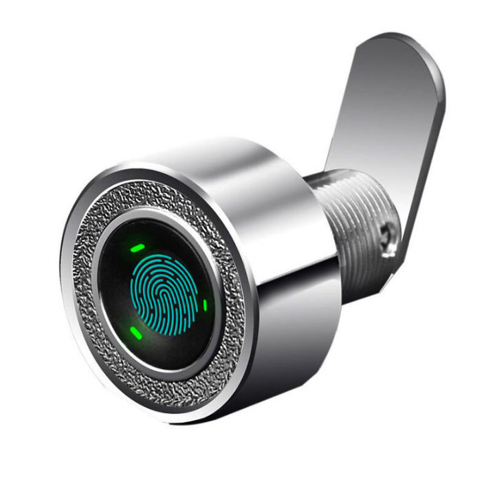 Fingerprint Lock Waterproof Cylinder Lock Door Cabinet Mailbox Drawer ...