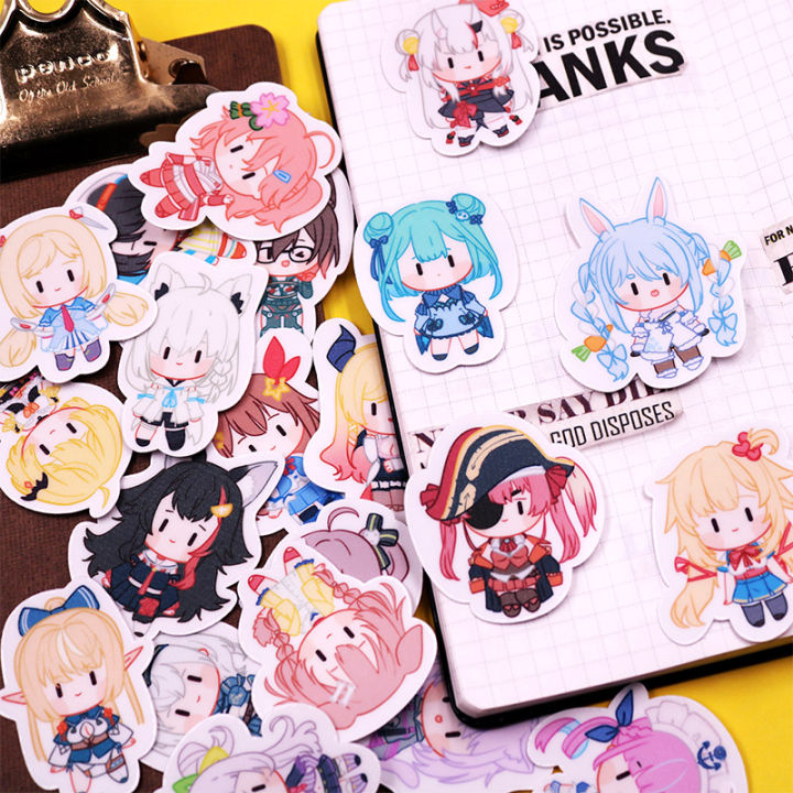 [uoyenaf]Original Hololive Vtuber Youtuber Animation Stickers Shirakami ...