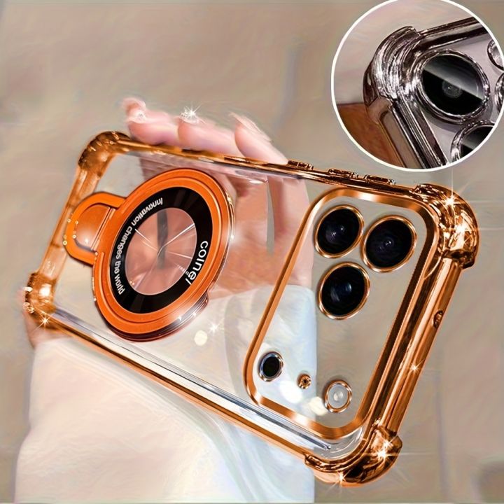 Luxury Plating Phone Case for iPhone 17 Pro Max 16 Plus 15 14 13 12 11 ...