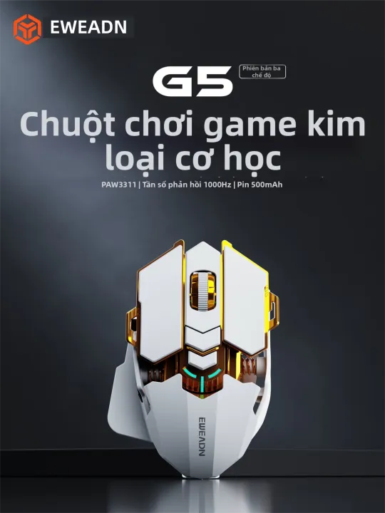EWEADN | Chuột Chơi Game Công Thái Học Bluetooth Có Dây & Không Dây ...
