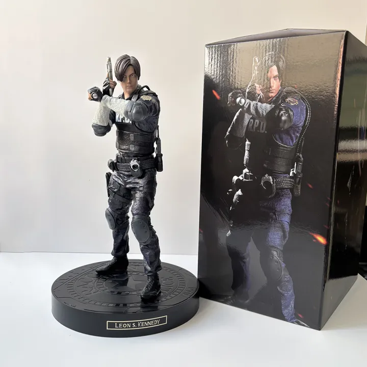 Biohazard Game Leon Scott Kennedy Anime Figure Resident Evil Police ...