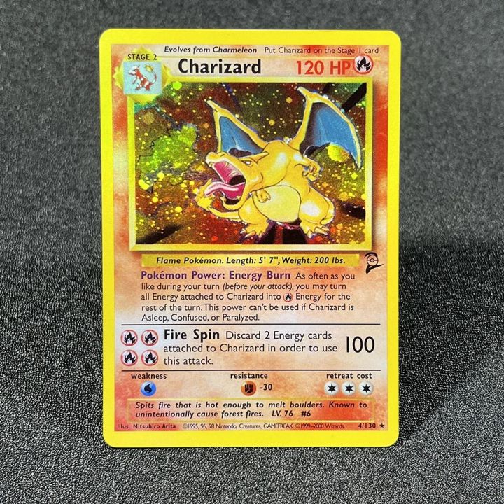 Pok Émon PROXY Cards Classic Base Set 2 Charizard Mewtwo Gyarados ...