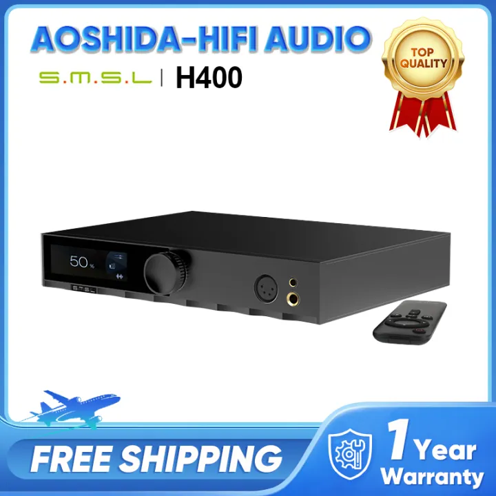 SMSL H400 Headphone Amplifier Fully Balanced High Power Headphone Amp 4 ...