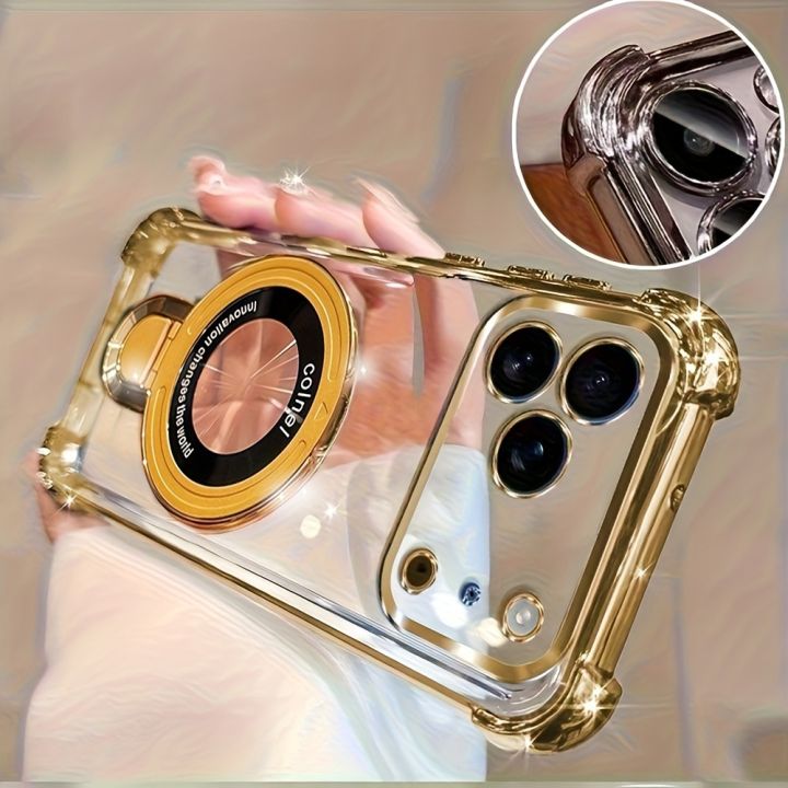 Luxury Plating Phone Case for iPhone 17 Pro Max 16 Plus 15 14 13 12 11 ...