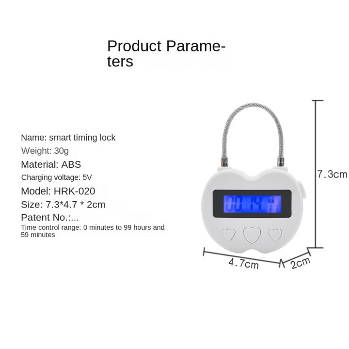 Smart Time Lock Lcd Display Time Lock Multifunction Electronic Timer ...