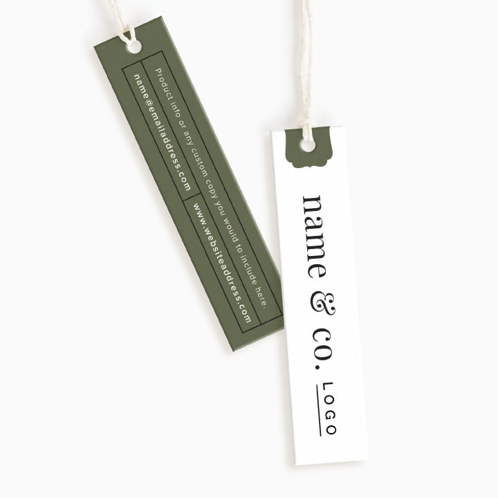 【No-profit】 100pcs Custom Clothing Hang Tags Personalized Logo Thin ...