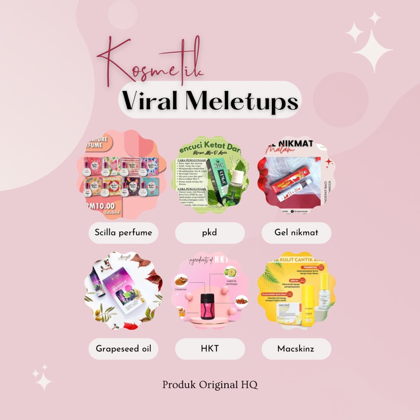 Kosmetik Viral Meletup Malaysia Official Online Store | Shop Now on Lazada