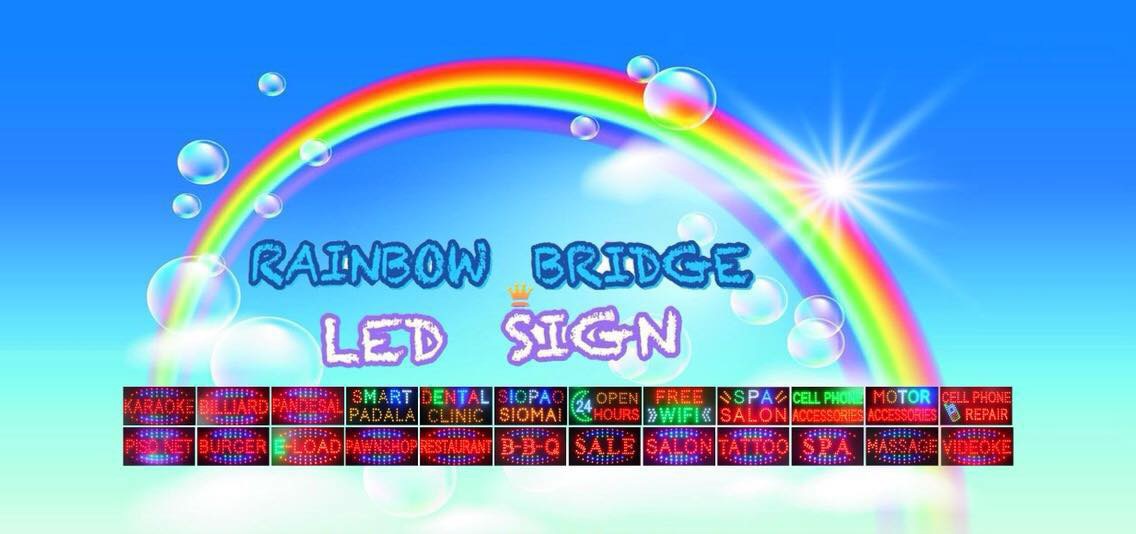 RAINBOW BRIDGE LEDSIGN Philippines Official Online Store | Shop Now on ...