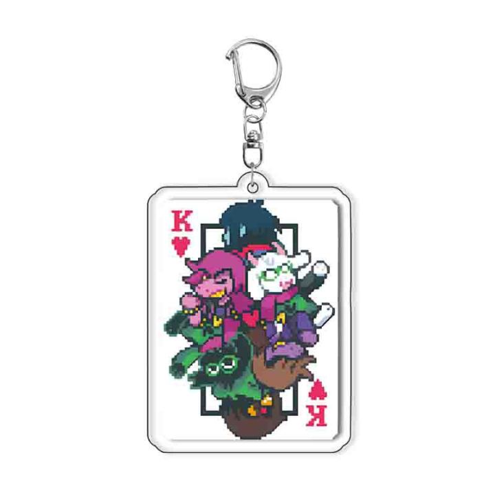 clu G2P Deltarune Spamton Queen King Jevil Pixel Art Poker Card ...