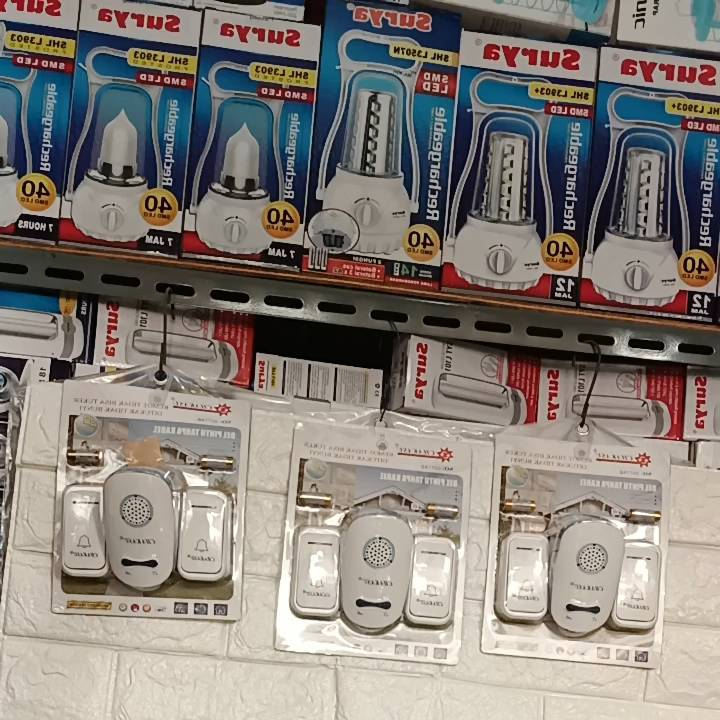 Bel Pintu Wirelles Tanpa Kabel Flazz / Wireless Door Bell / Bell Pintu ...