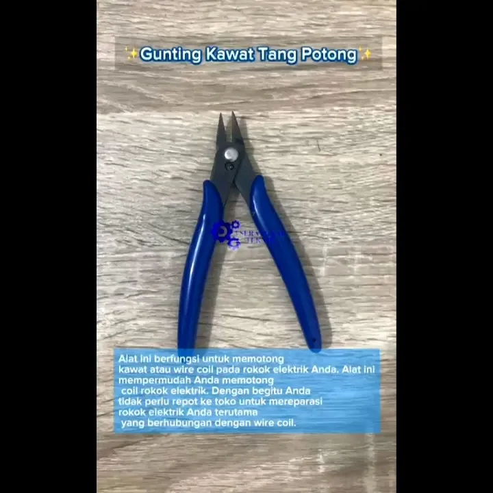 PCAFC Gunting Kawat Tang Potong Nipper Coil Vape Plier Wire Cutter ...