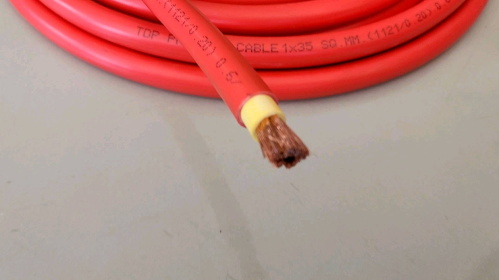 สายไฟแบตเตอรี่ TDP PREMIUM CABLE ขนาด 35 SQ.MM 497/0.3 เมตรละ 220 บาท ...