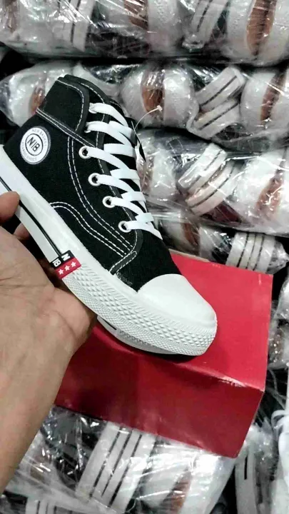 sepatu sekolah n.b boot tali sol kuning hitam putih | Lazada Indonesia